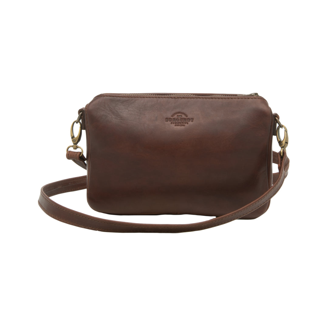 The Leather Sling Bag Burgundy Collective