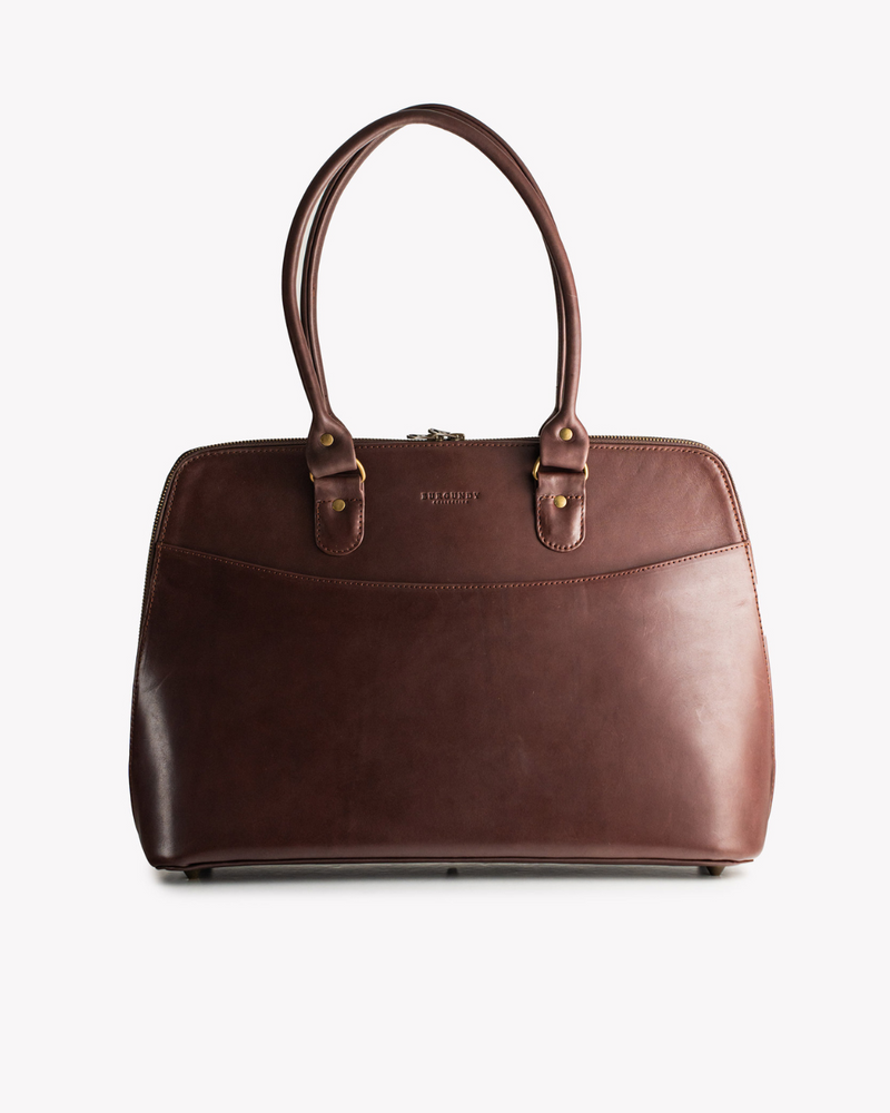 Shop Genuine Leather Business Bags | Burgundy Collective